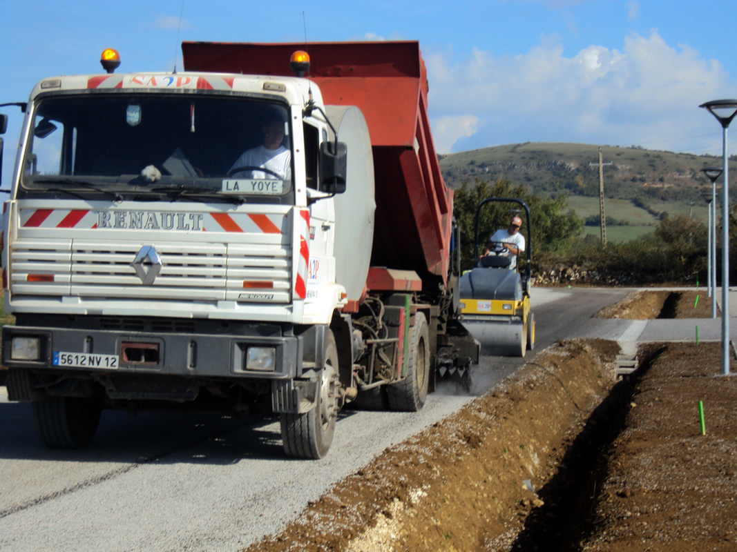 SA2P | Revêtement, pose d'enrobé, Aveyron, Creissels